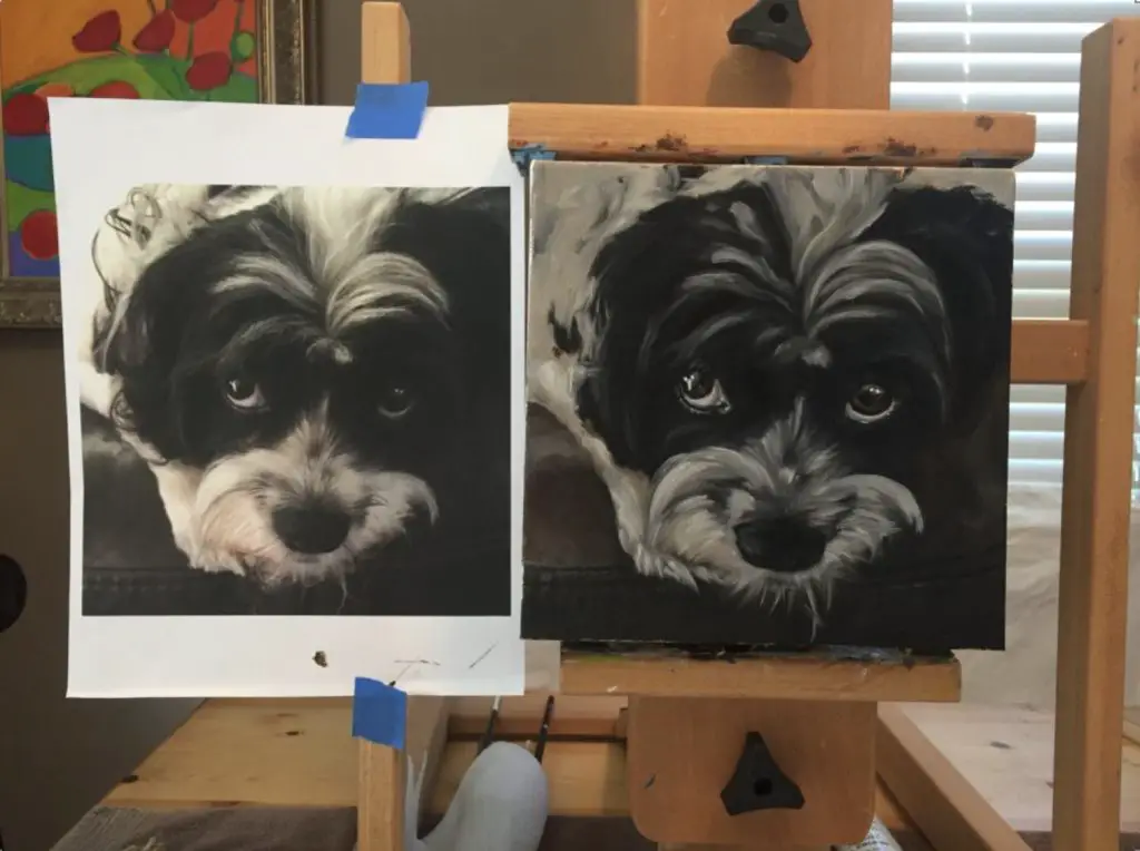 How To Paint A Dog Portrait - Shelley Hanna Fine Art