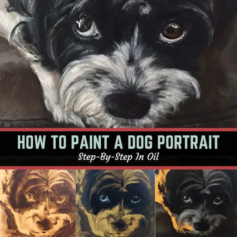 How To Paint A Dog Portrait - Shelley Hanna Fine Art