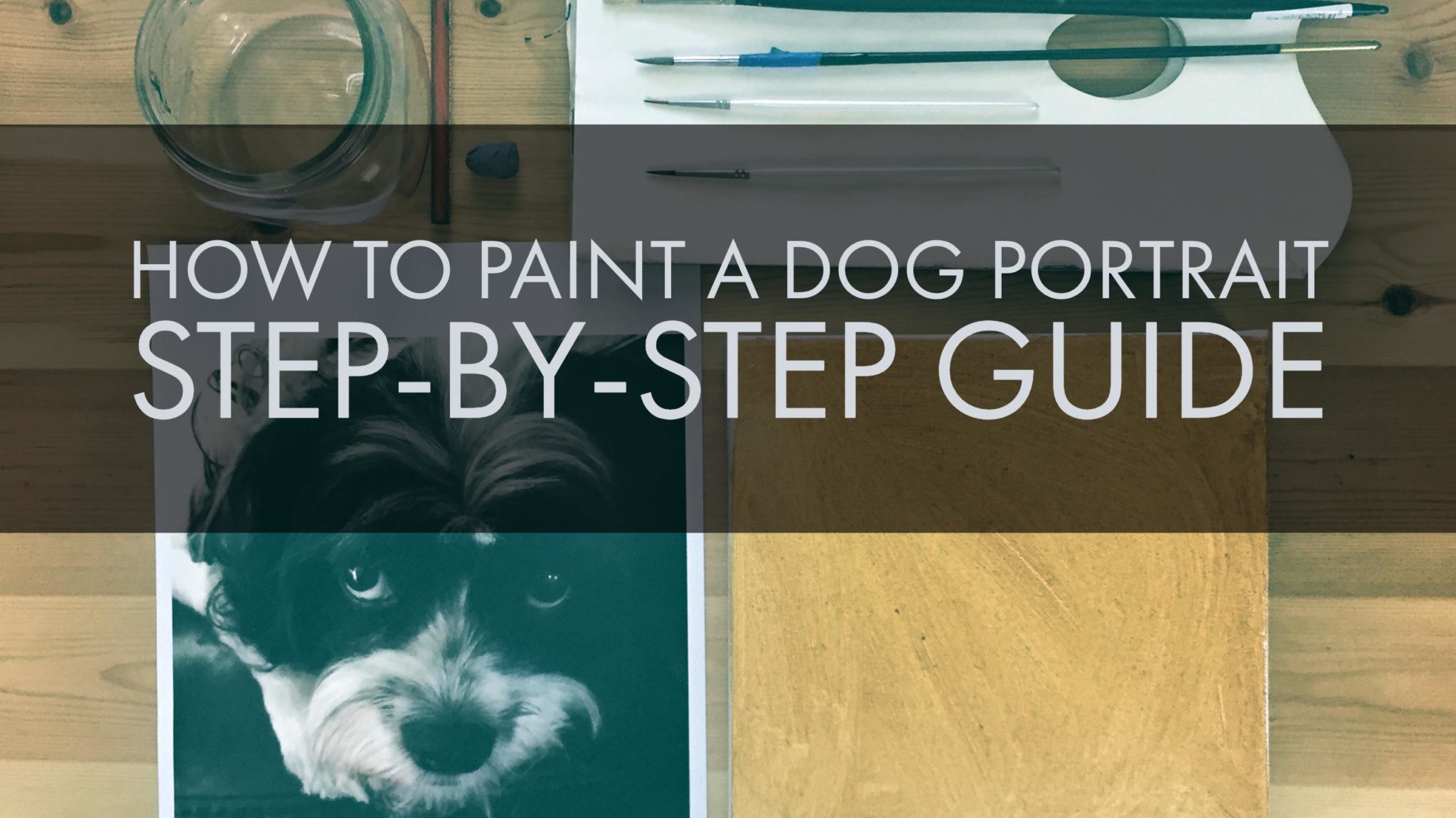 How To Paint A Dog Portrait - Shelley Hanna Fine Art