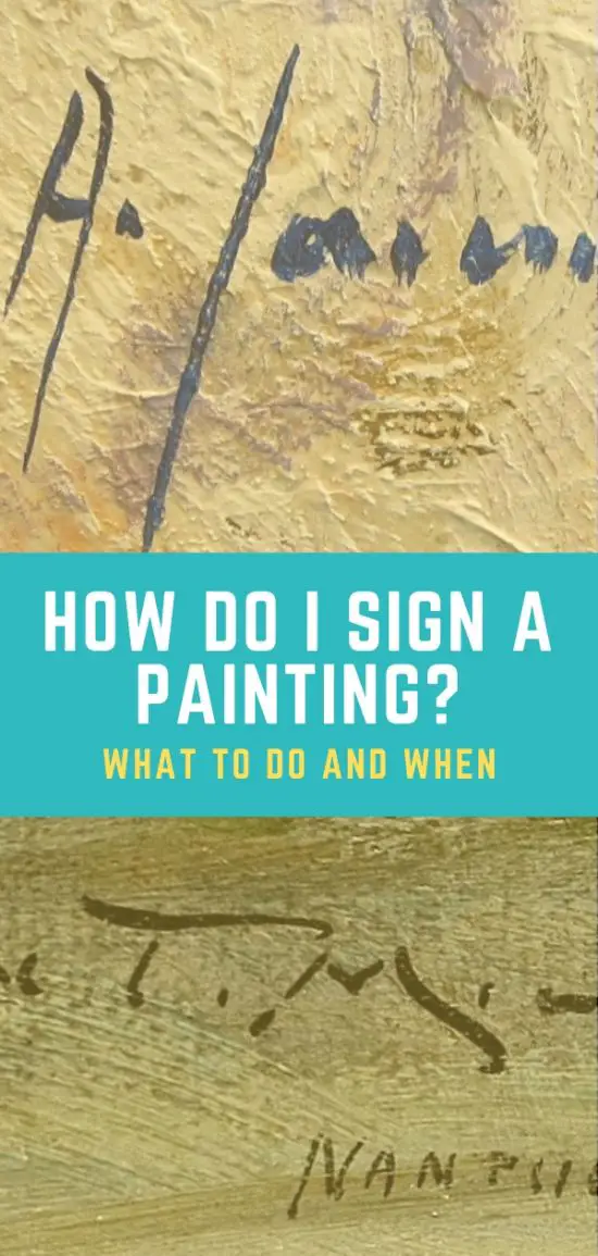 Should Artists Sign Their Paintings? Why is it important?